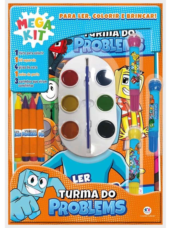 Livro: Turma do Problems - Para ler, colorir e brincar - Paloma Blanca ...